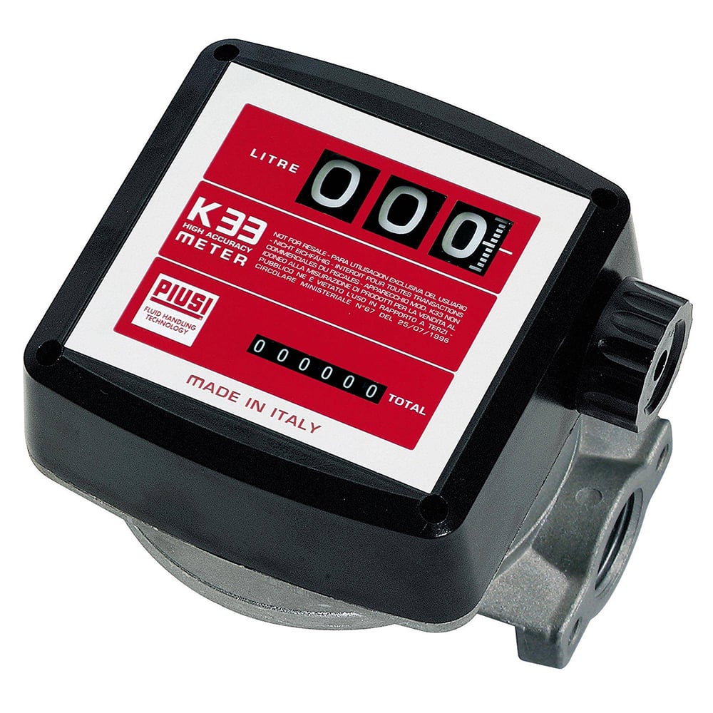 Piusi K33 Diesel Flow Meter | Mechanical Fuel Dispensing Flow Meters